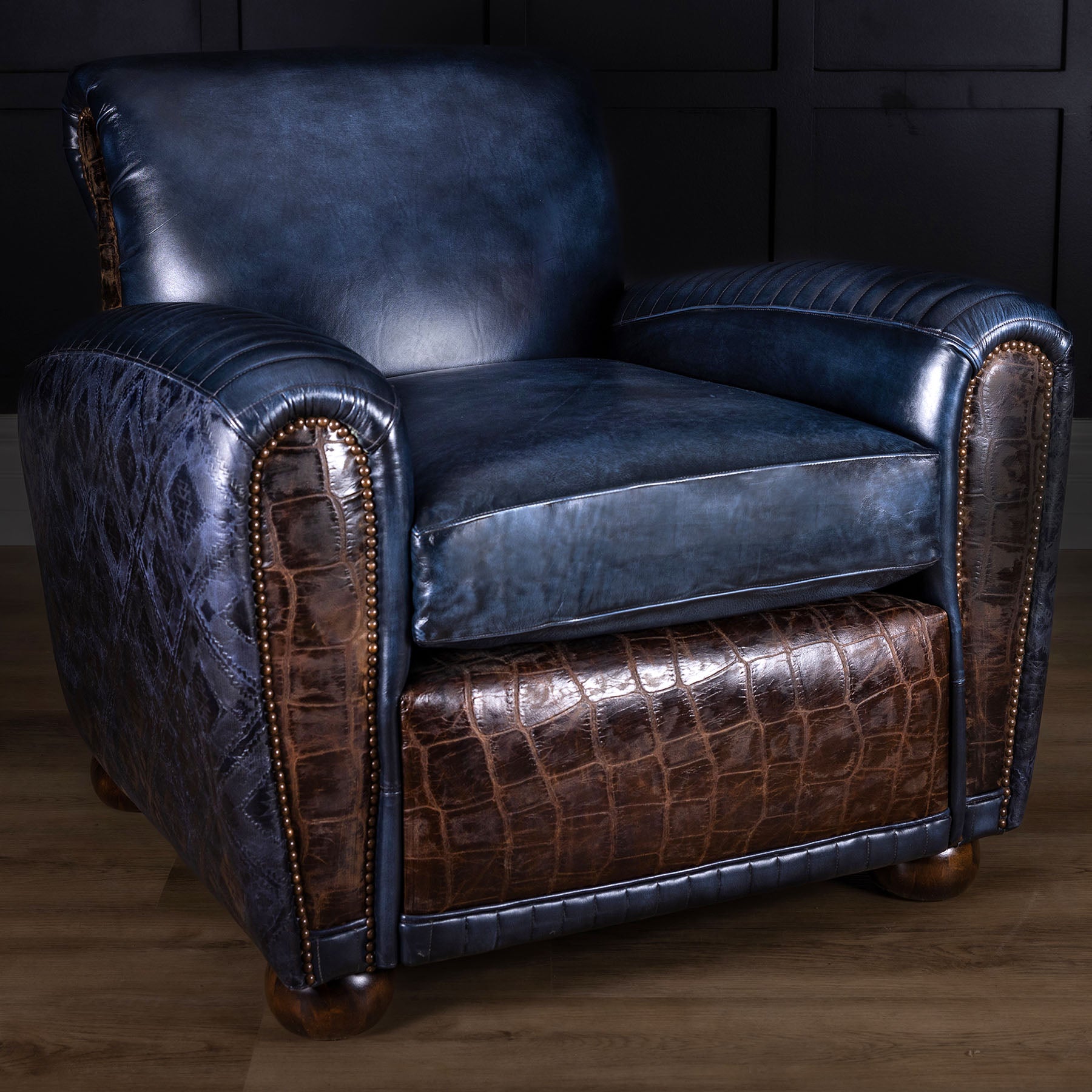 Baron Leather Chair – Texas Leather Western Collection