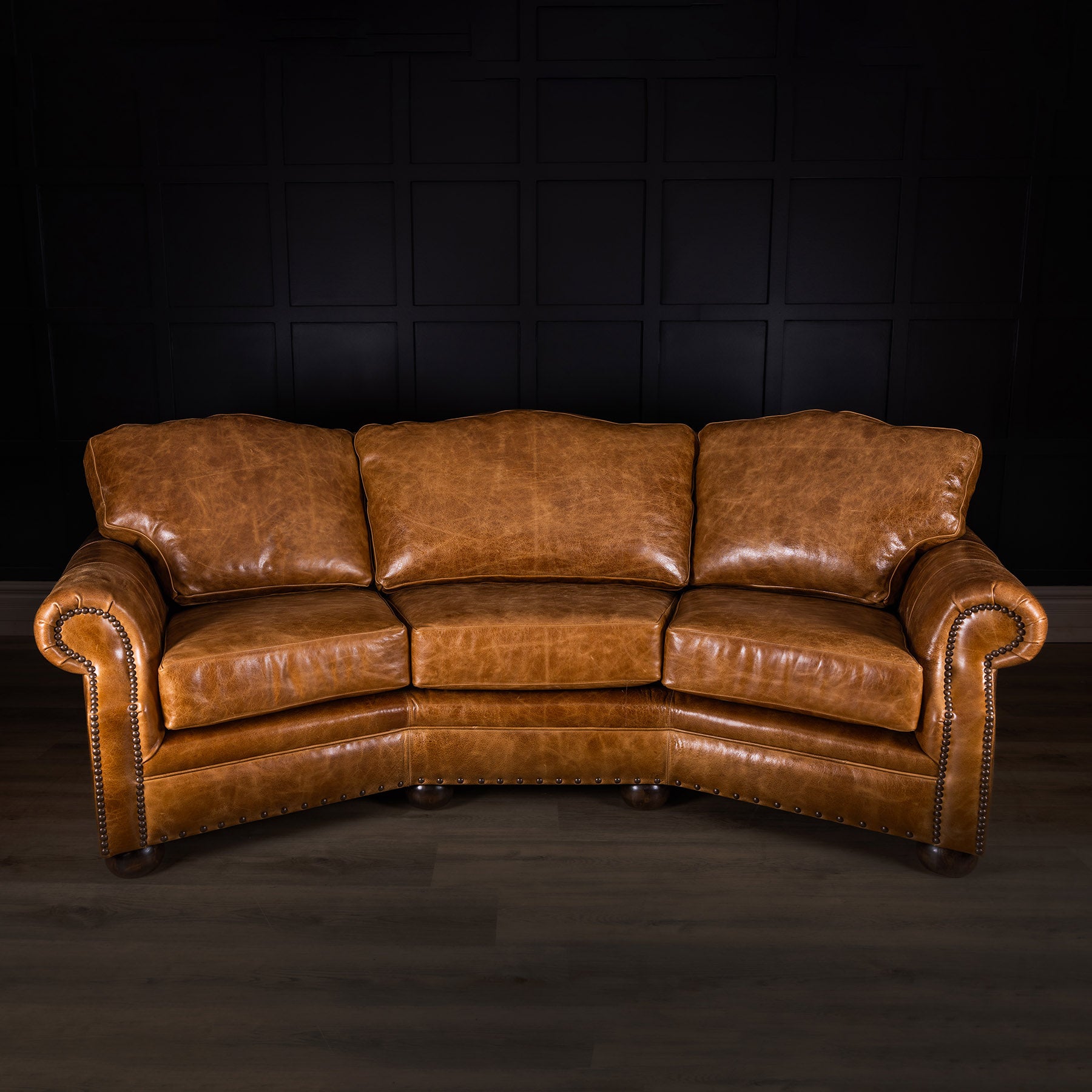 Charleston Conversation Sofa – Texas Leather Western Collection