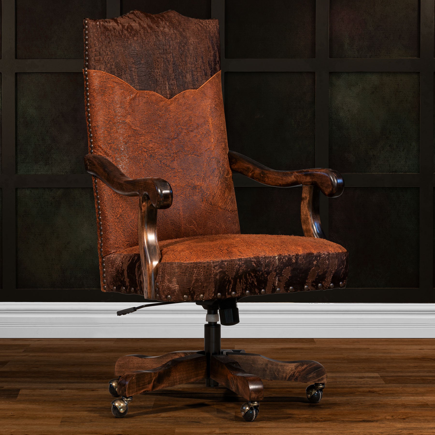 Granger Chisum Office Chair – Texas Leather Western Collection