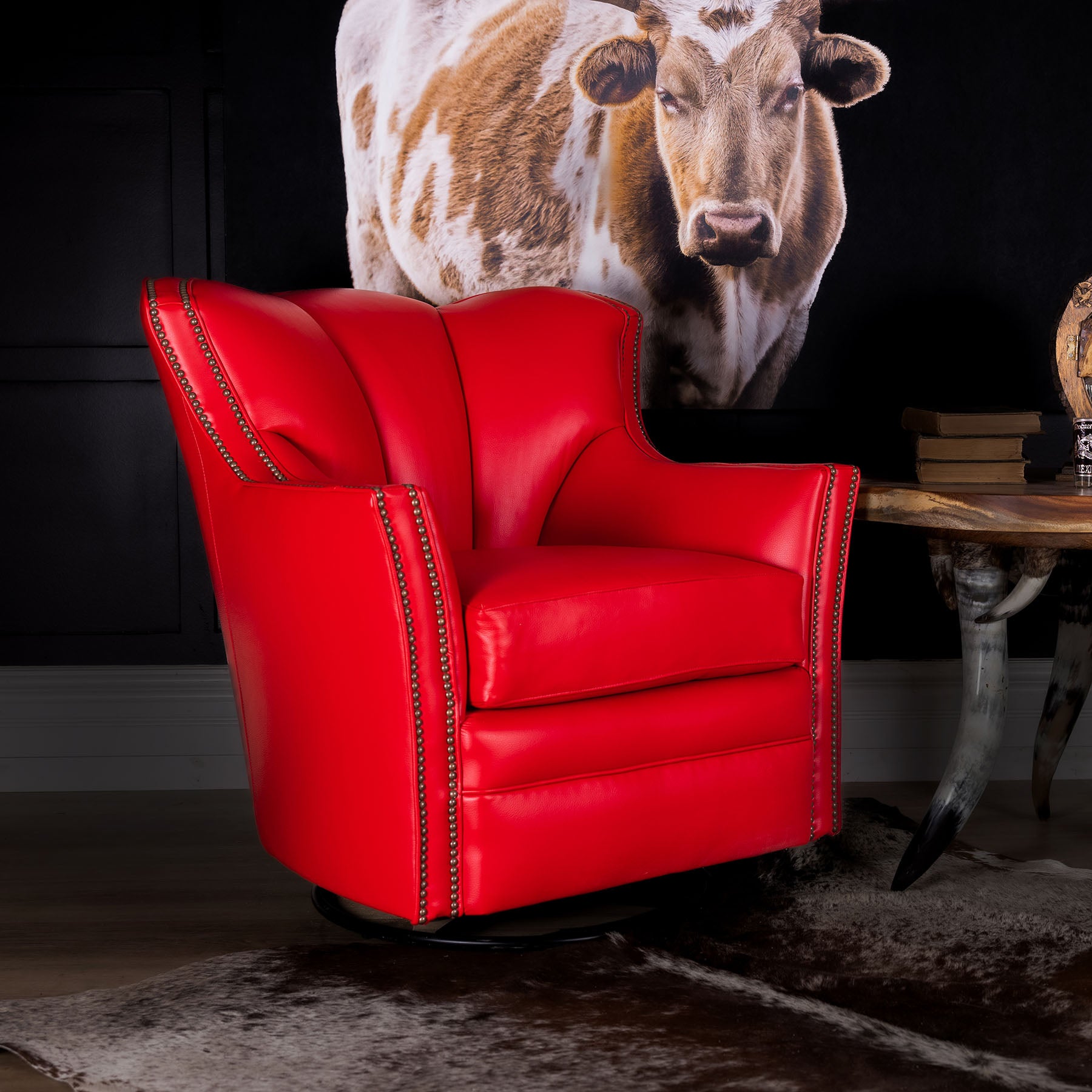 Welton Swivel Chair – Texas Leather Western Collection
