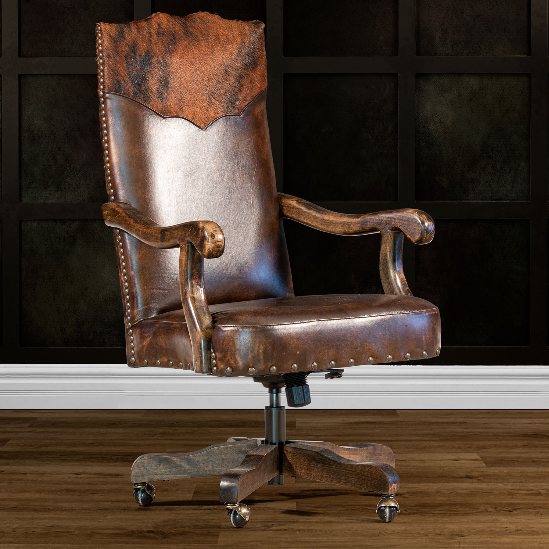 Wixon Chisum Office Chair – Texas Leather Western Collection