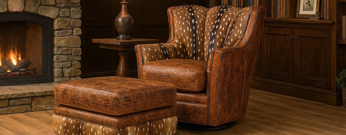 Western Accent Chairs – Texas Leather Western Collection